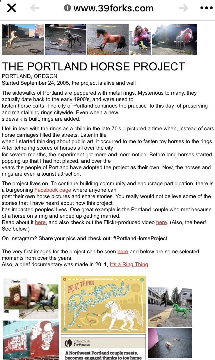 Not Horsing Around: There’s No Corralling the Portland Horse Project ...